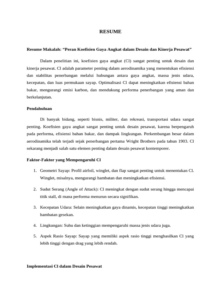 Resume Makalah | PDF