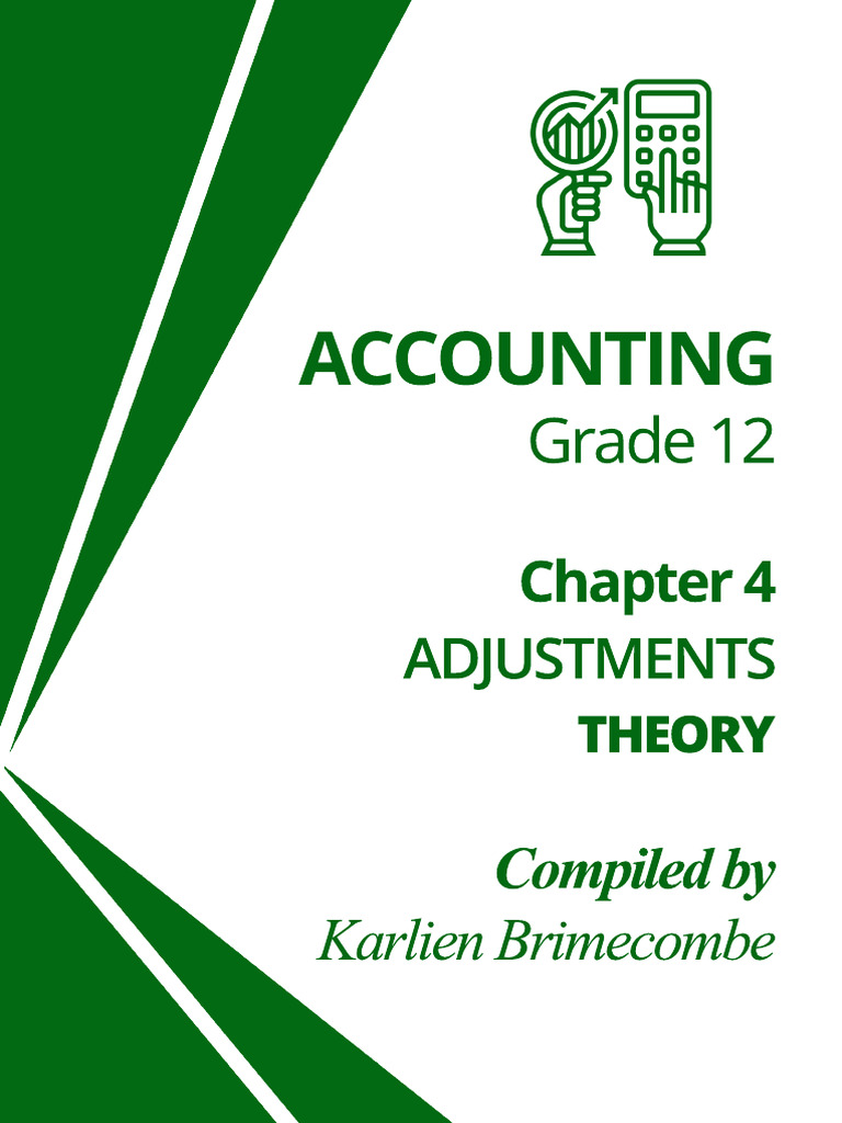 Grade 12 Accounting Adjustments Guide | PDF | Debits And Credits ...