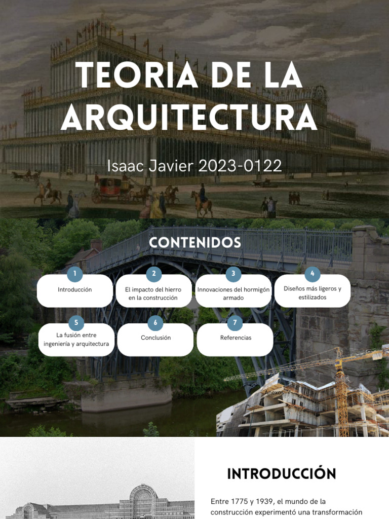Teoría de La Arq. Isaac Javier | PDF | Ingeniería | Hormigón