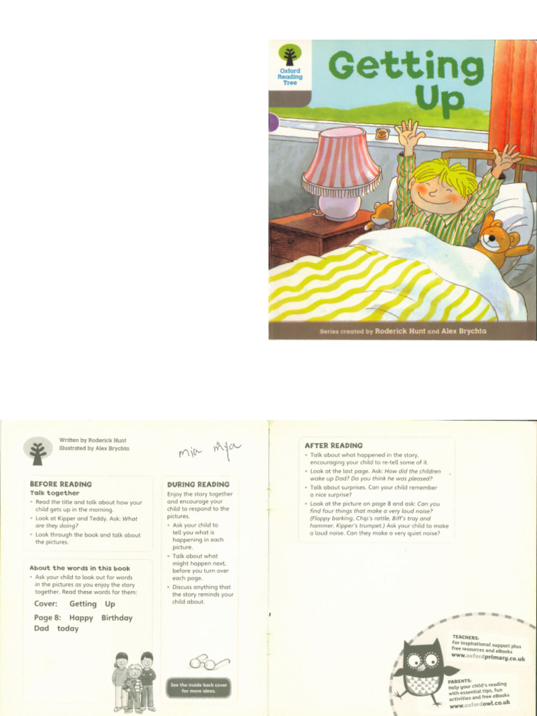 1 2 Level 1 Wordless Stories A Getting Up Images 0 Split BKLT | PDF