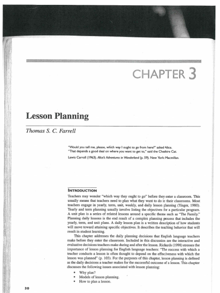 Lesson Planning | PDF
