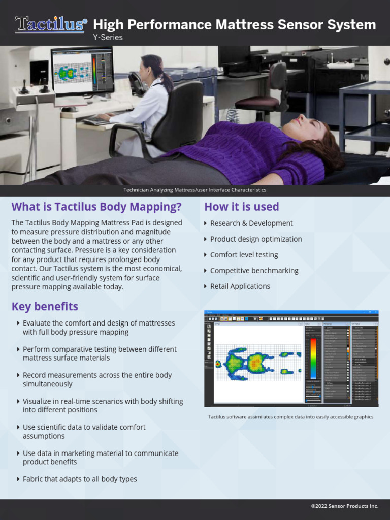 Tactilus High Performance Mattress Sensor System v2 | PDF | Usability ...