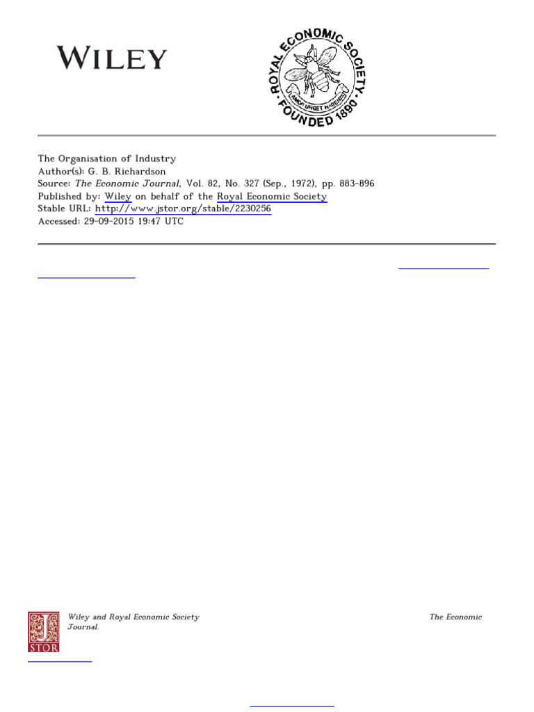 Understanding Industrial Organization | PDF | License | Market (Economics)