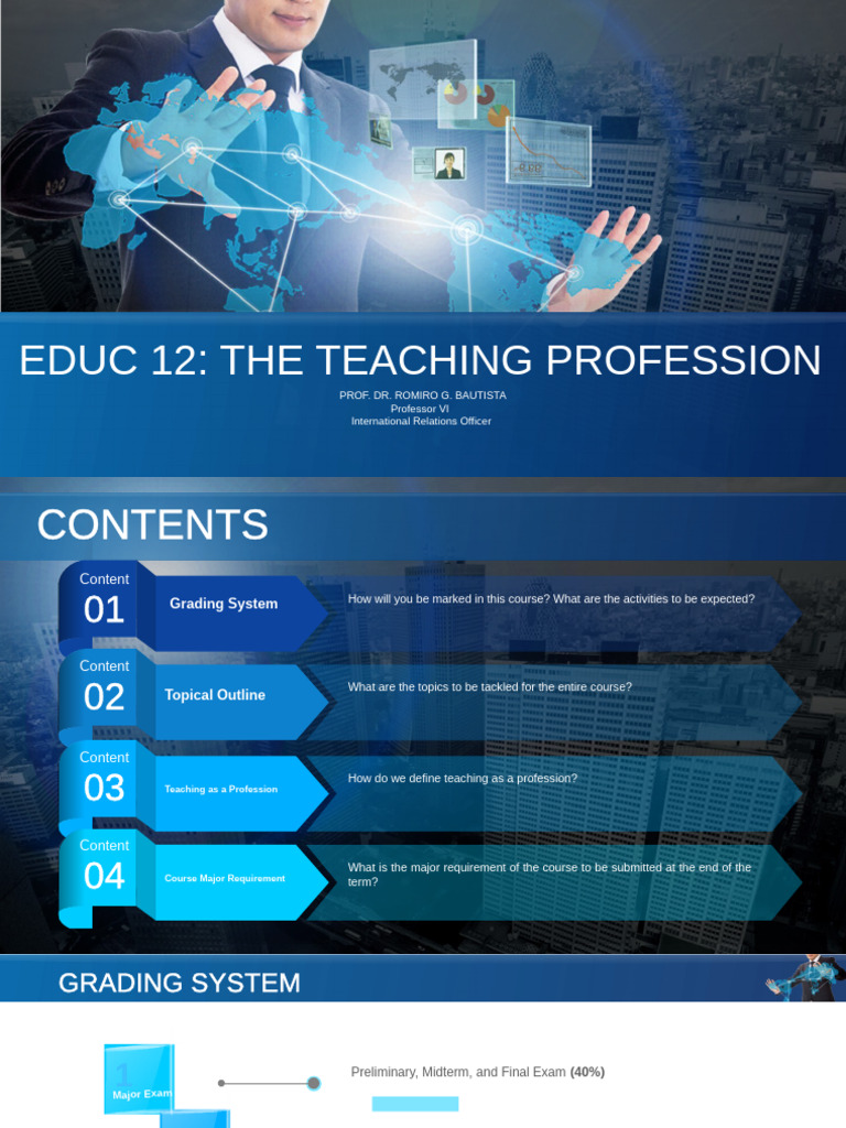 Educ 12 Preliminaries | PDF | Teachers | Teaching