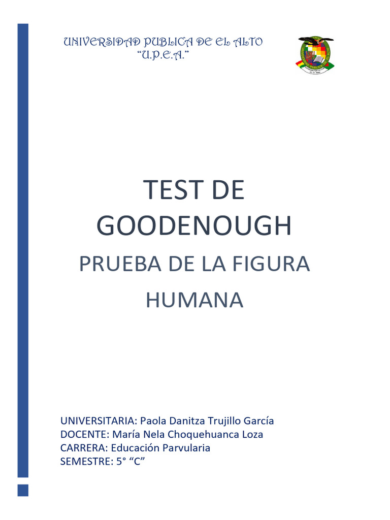 Resultados del Test Goodenough | PDF