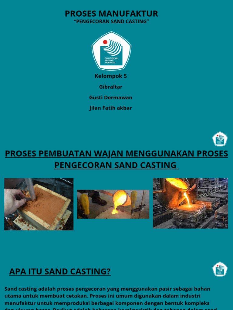 Proses Pengecoran Sand Casting Wajan | PDF