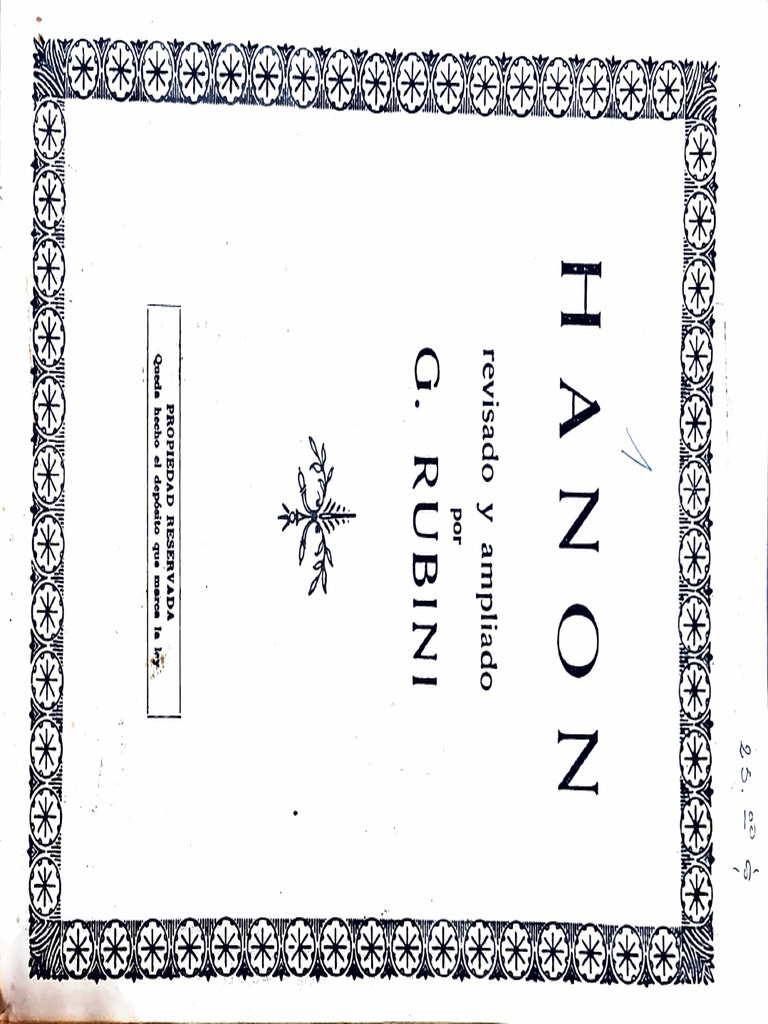 HANON I | PDF