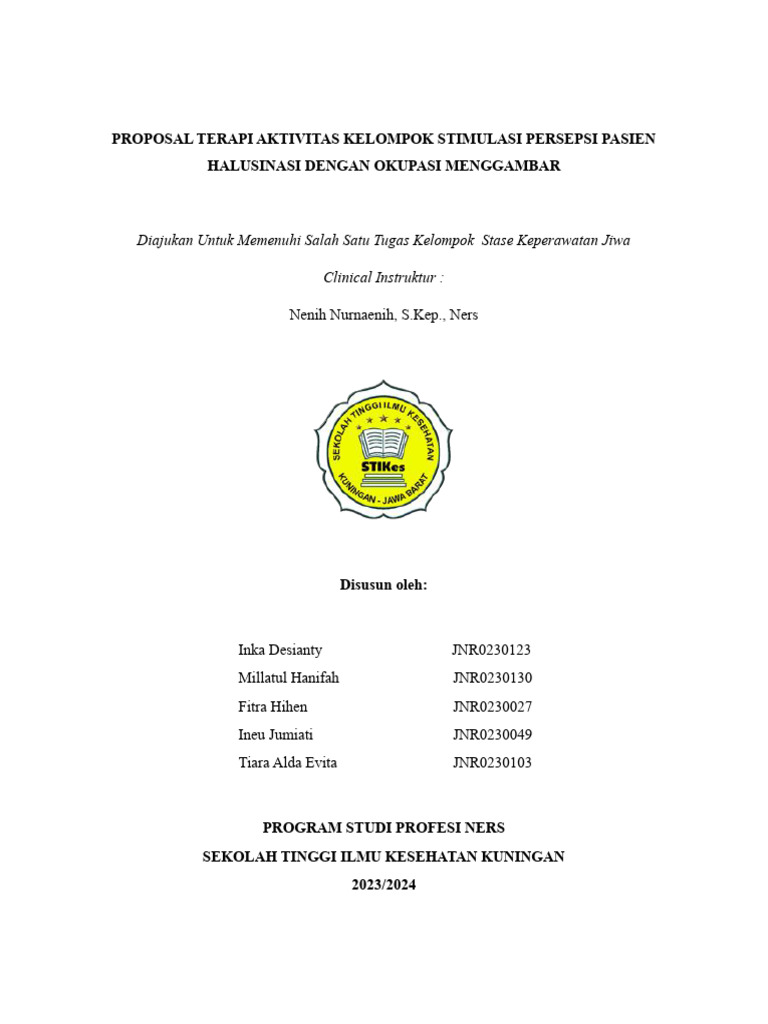 Tak Halusinasi RSJ Prov - Jabar Garuda | PDF