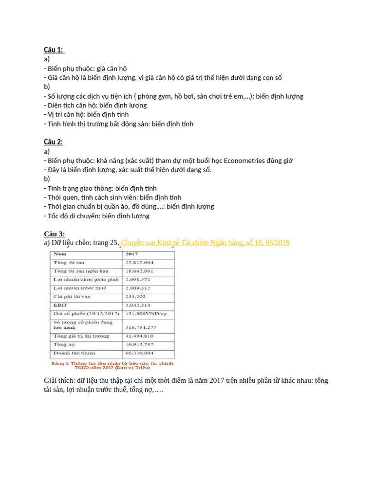 BTVN KINH TẾ LƯỢNG uel | PDF