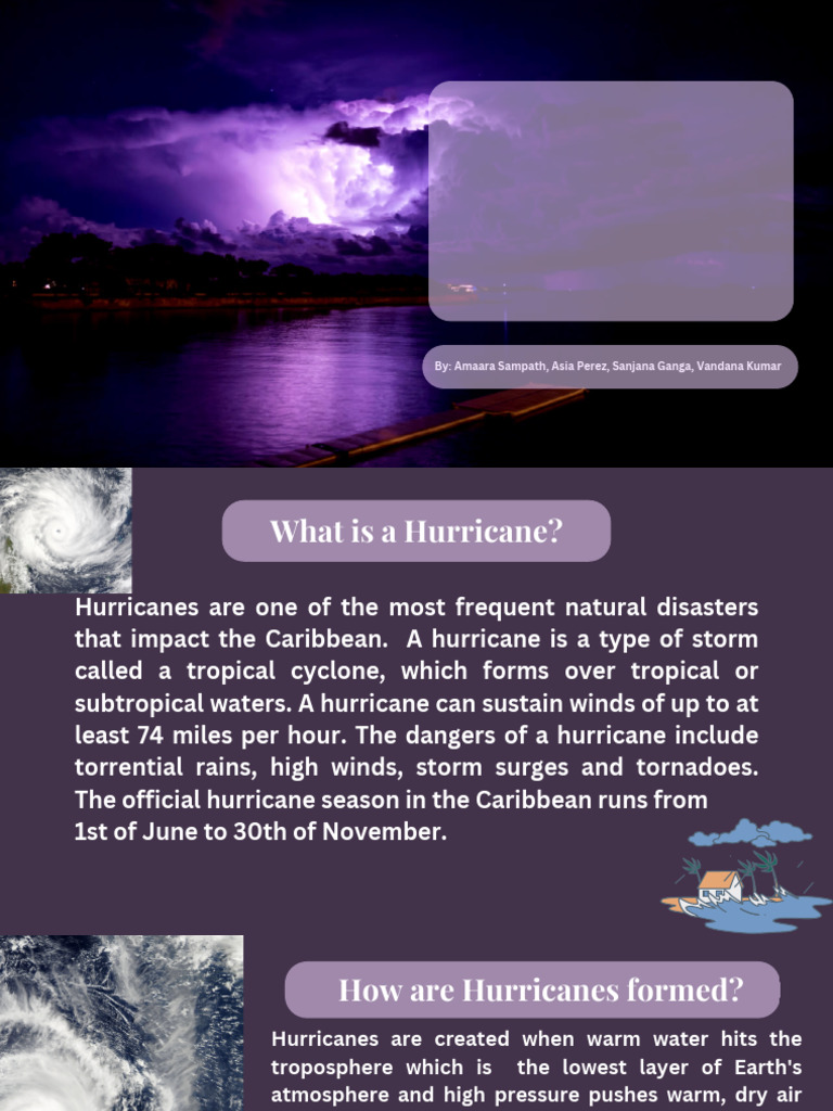Caribbean Studies - Hurricane | PDF | Tropical Cyclones | Eye (Cyclone)