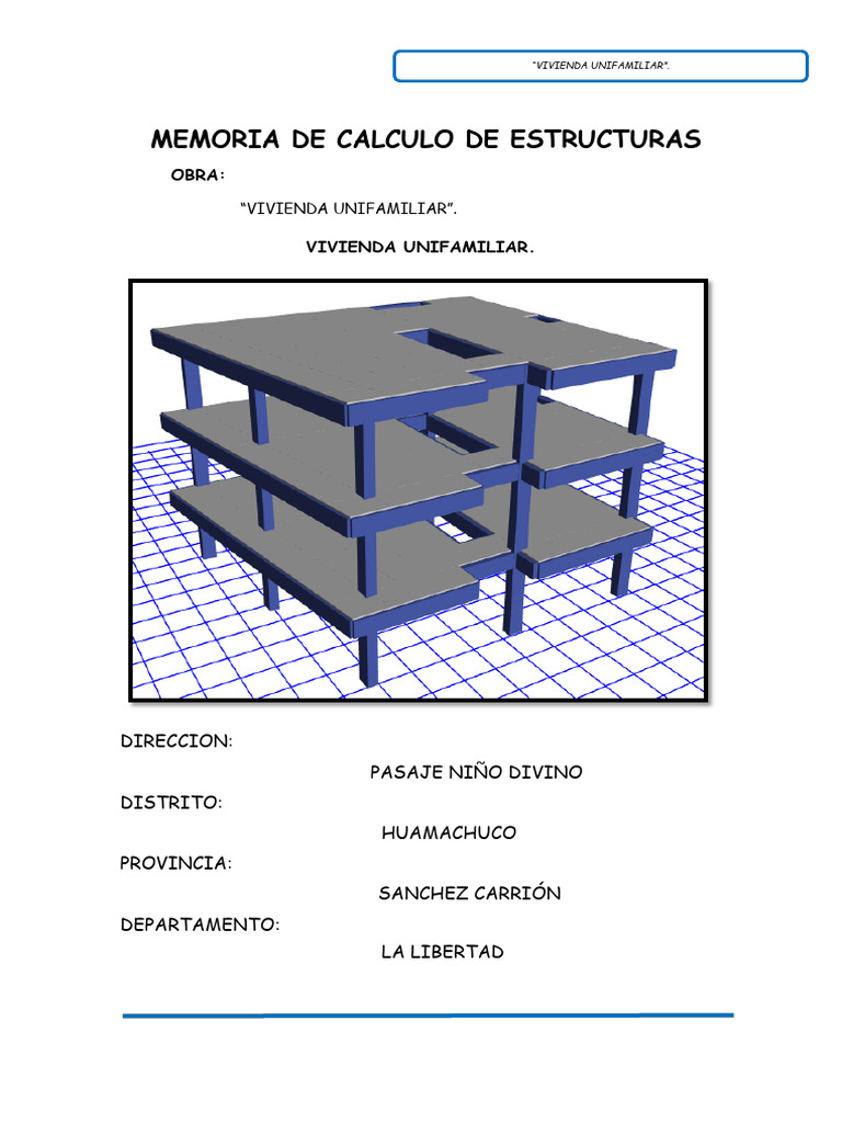 Memoria de Calculo Estructural Otiniano 1 - V1 | PDF | Fundación ...