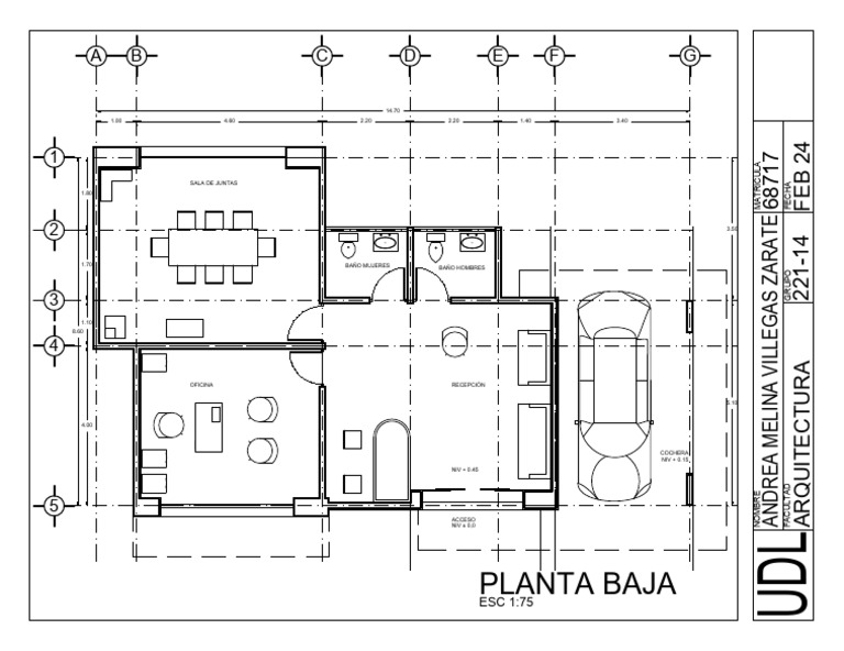 Plano Planta Baja Final | PDF