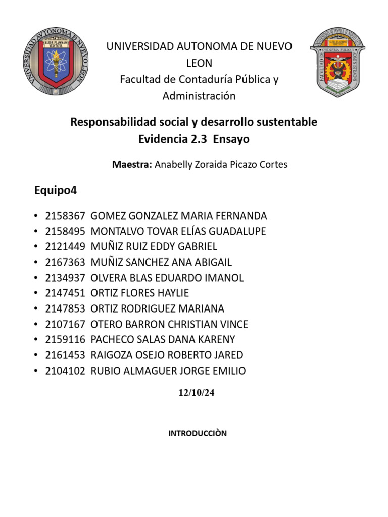 EV2.3 EQ4 RSyDS | PDF | Agua | Contaminación