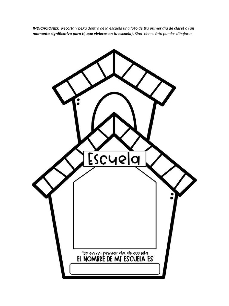 Recuerdos Escolares: Tu Primer Día | PDF