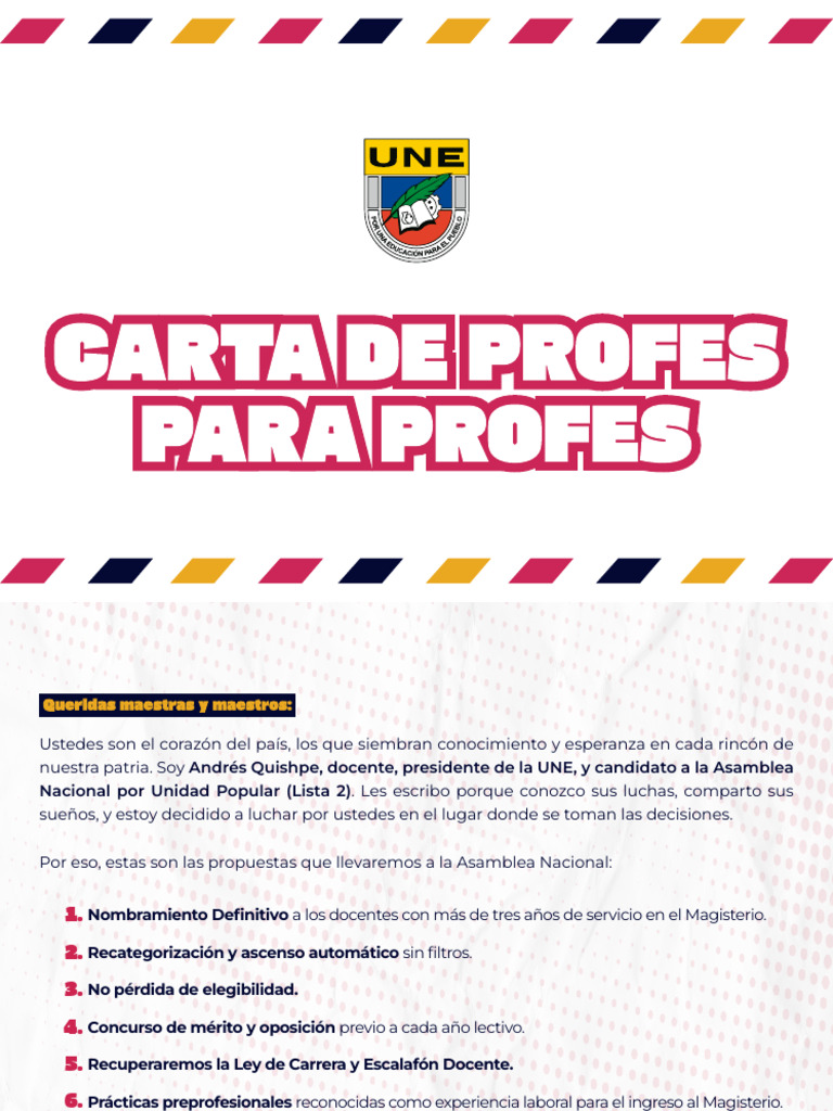 Carta para Profes-1 | PDF