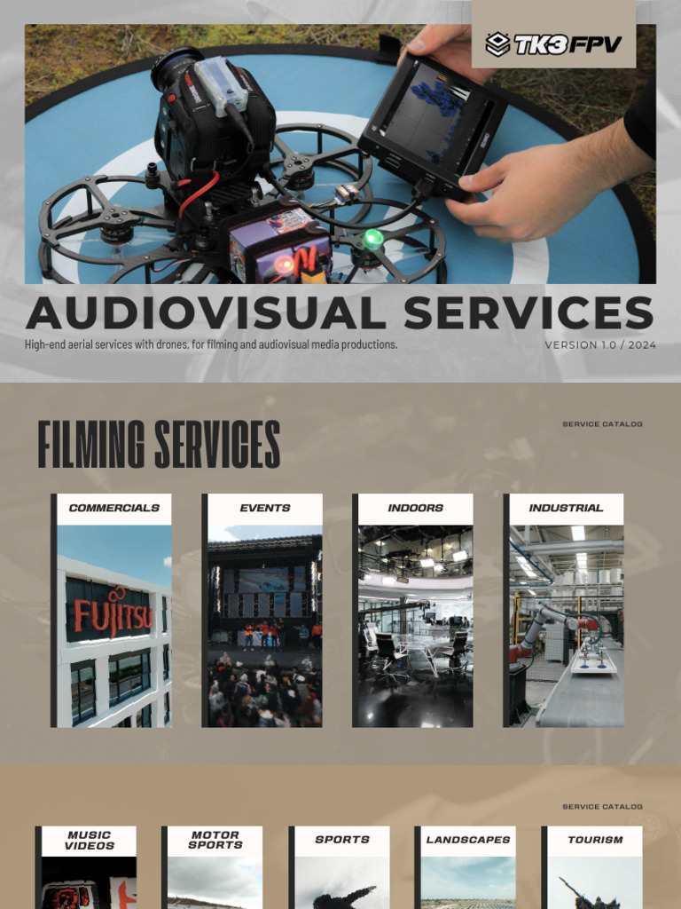 Audiovisual Services TK3 FPV | PDF | Unmanned Aerial Vehicle