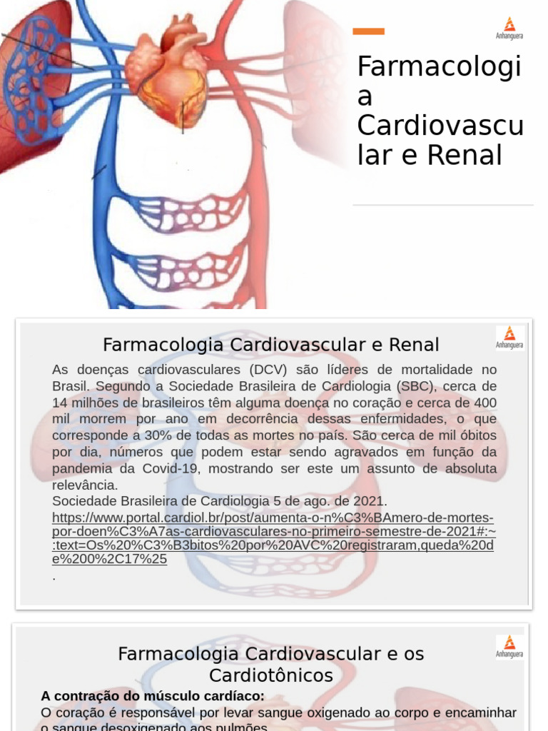 Farmacologi A Cardiovascu Lar e Renal | PDF | Coração | Dopamina
