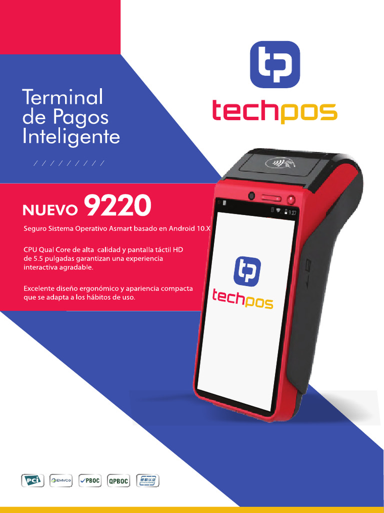 Techpos 9220 Especificaciones | PDF