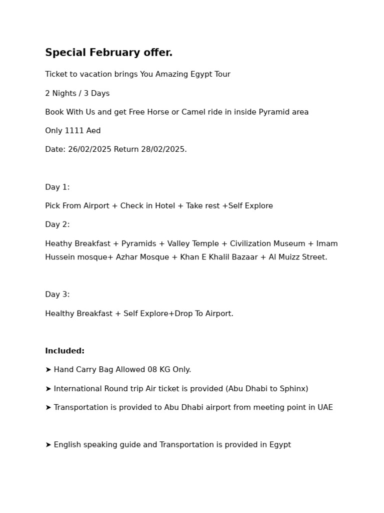 Special February offer | PDF