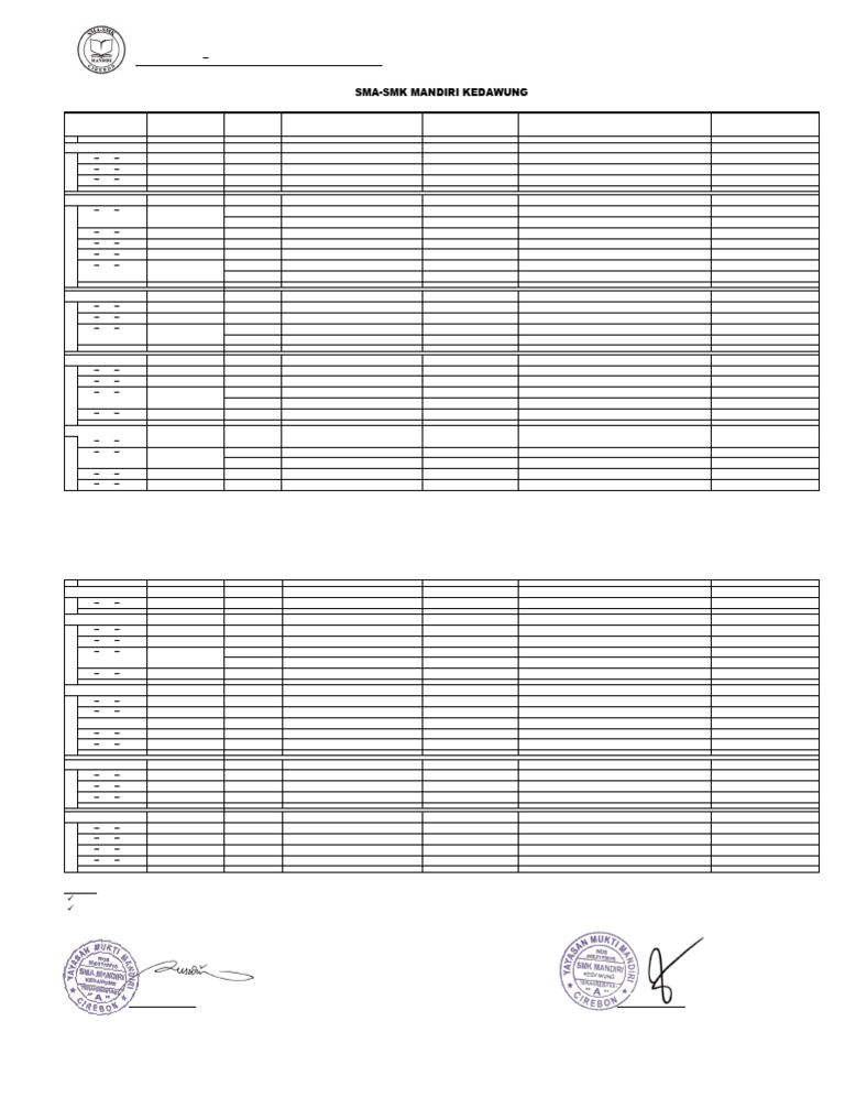 Jadwal Upacara Kewalikelasan Dan Konseling 2024 2025 | PDF