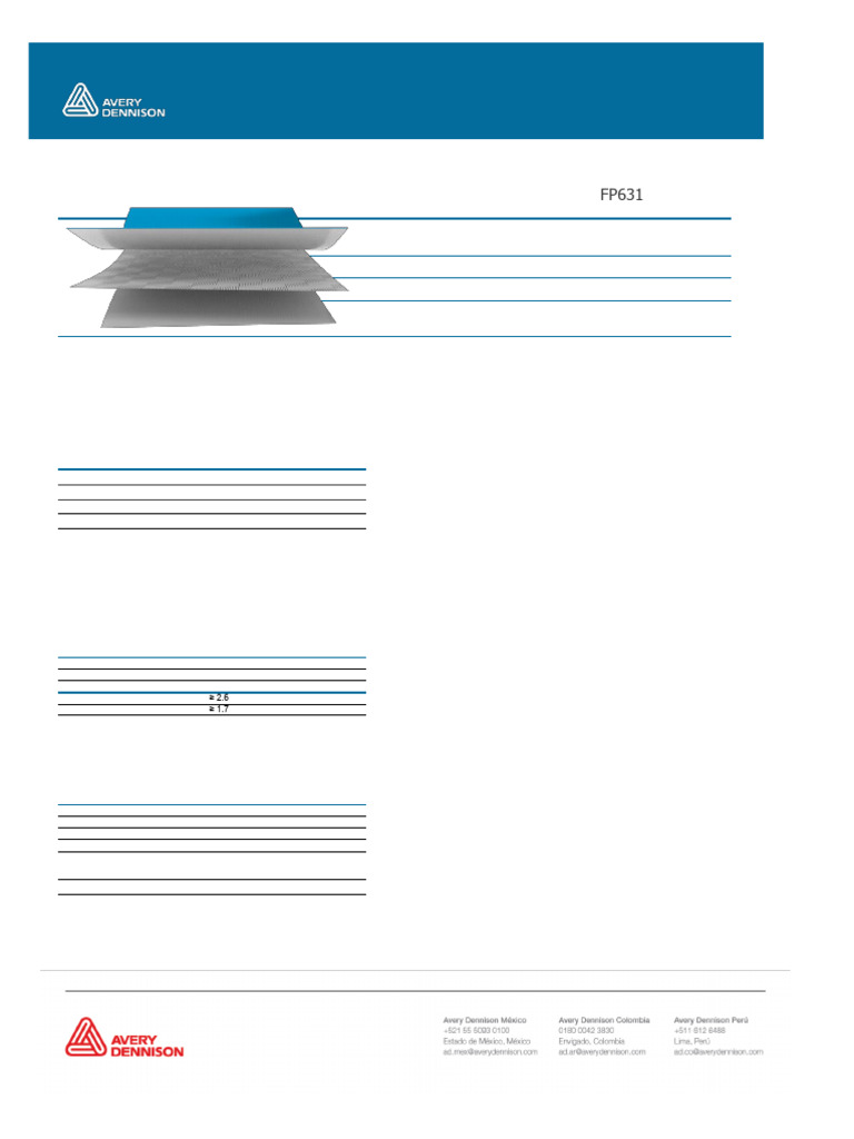 FT Cinta Doble Cara FP631 | PDF