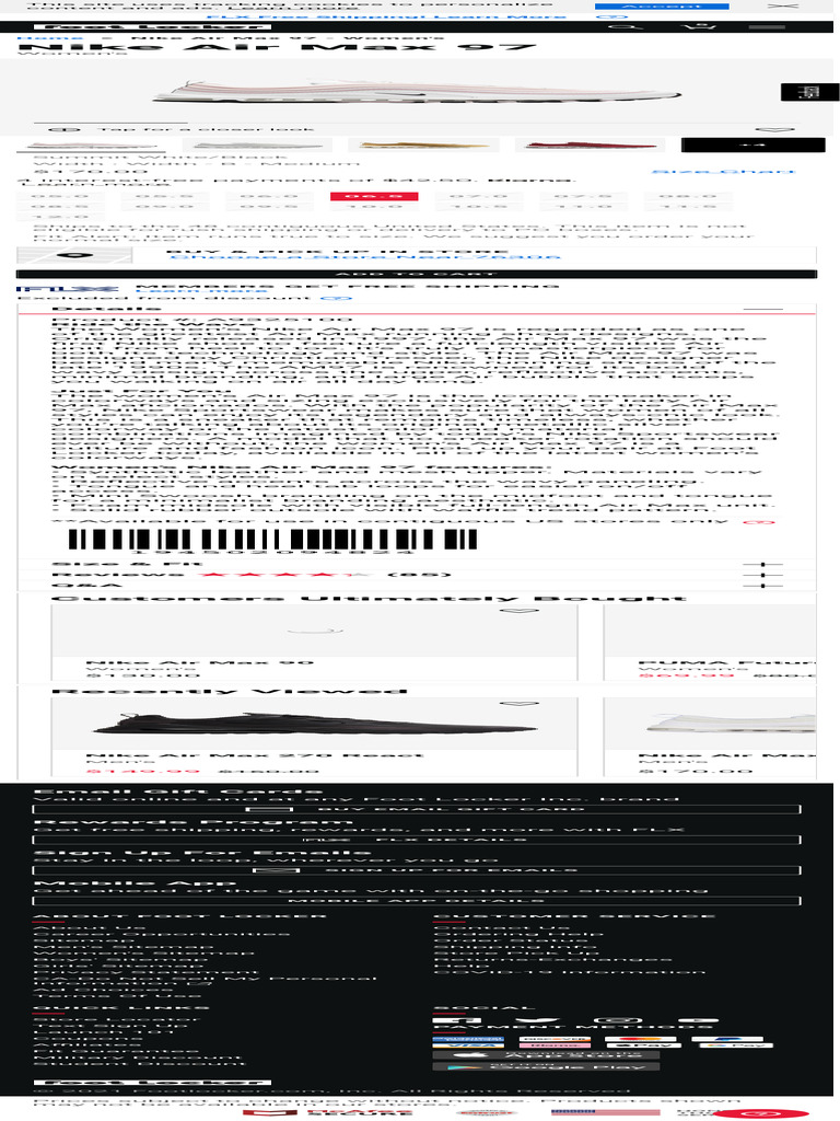 Nike Air Max 97 - Women's Foot Locker | PDF | Shoe | Footwear