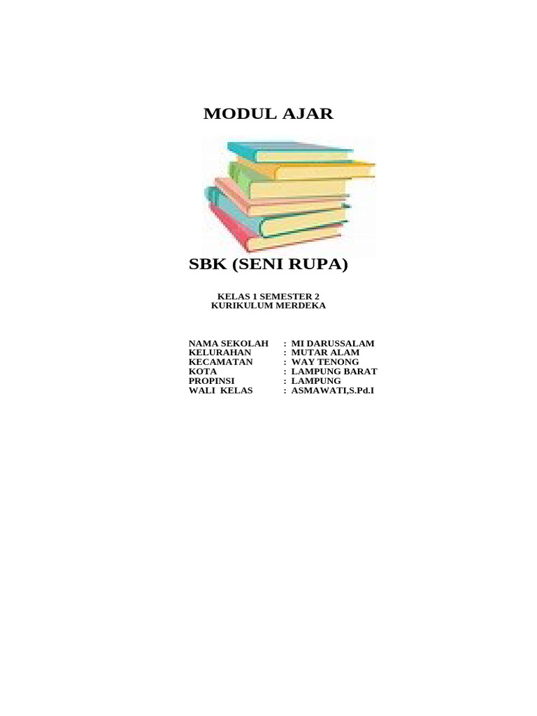 Modul Ajar SBK Kelas 1 Smt 2_083849 | PDF