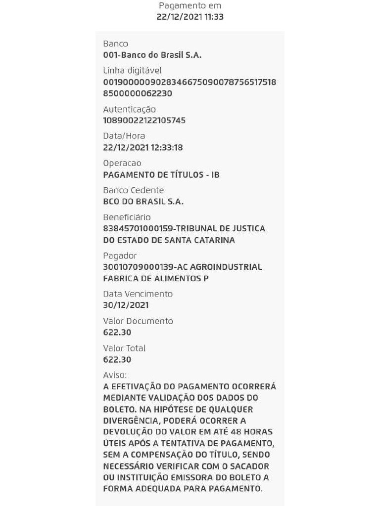 BOLETO PARA PAGAR Comprovante de Pagamento - Luiz | PDF