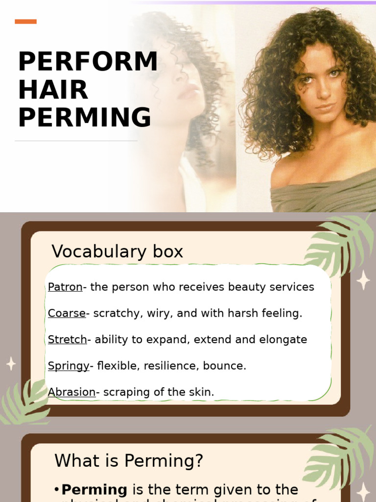 Cold Perming Techniques and Guidelines | PDF | Hair | Human Appearance