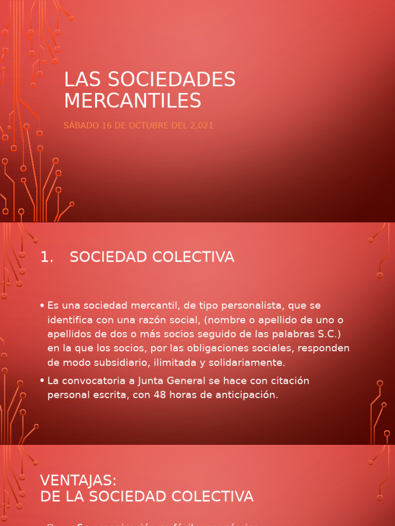 Las sociedades mercantiles | PDF | Sociedad de responsabilidad limitada | Business