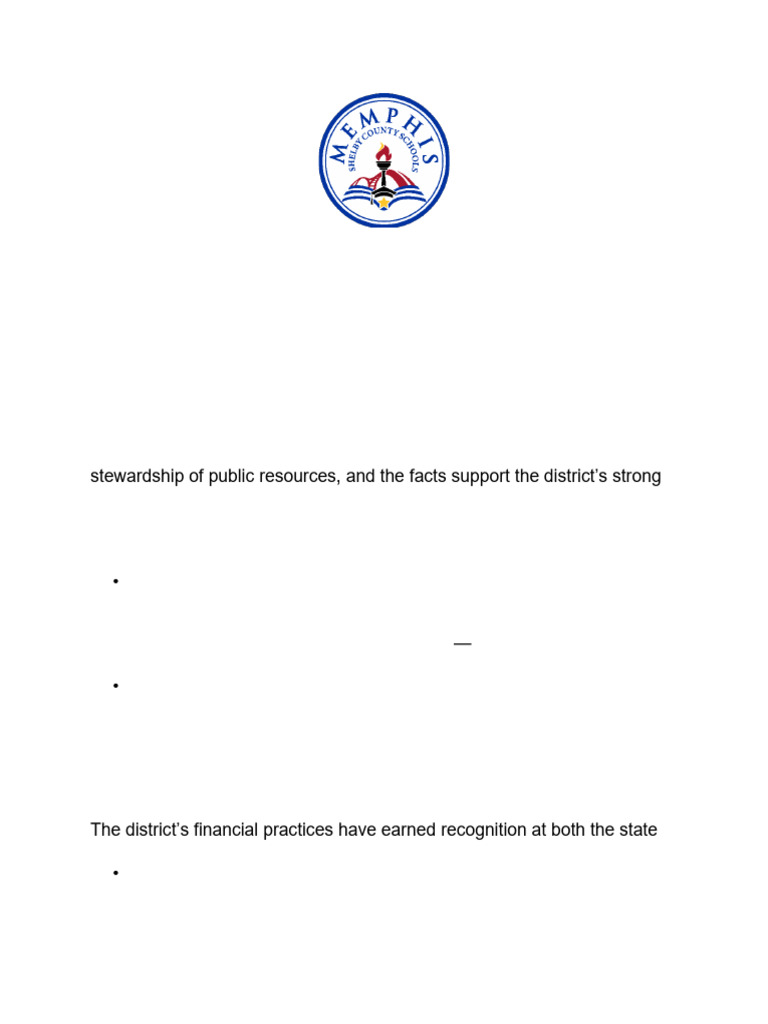 Forensic Audit Statement From MSCS Board Chair Dorse Coleman | PDF | Audit | Accountability