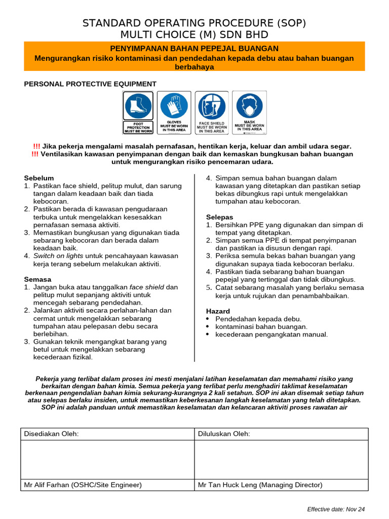 Sop Ietp | PDF