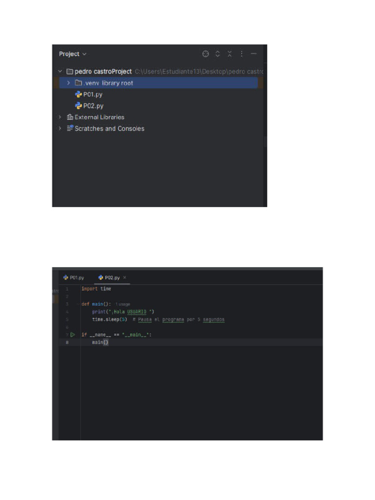 capturas pycharm | PDF