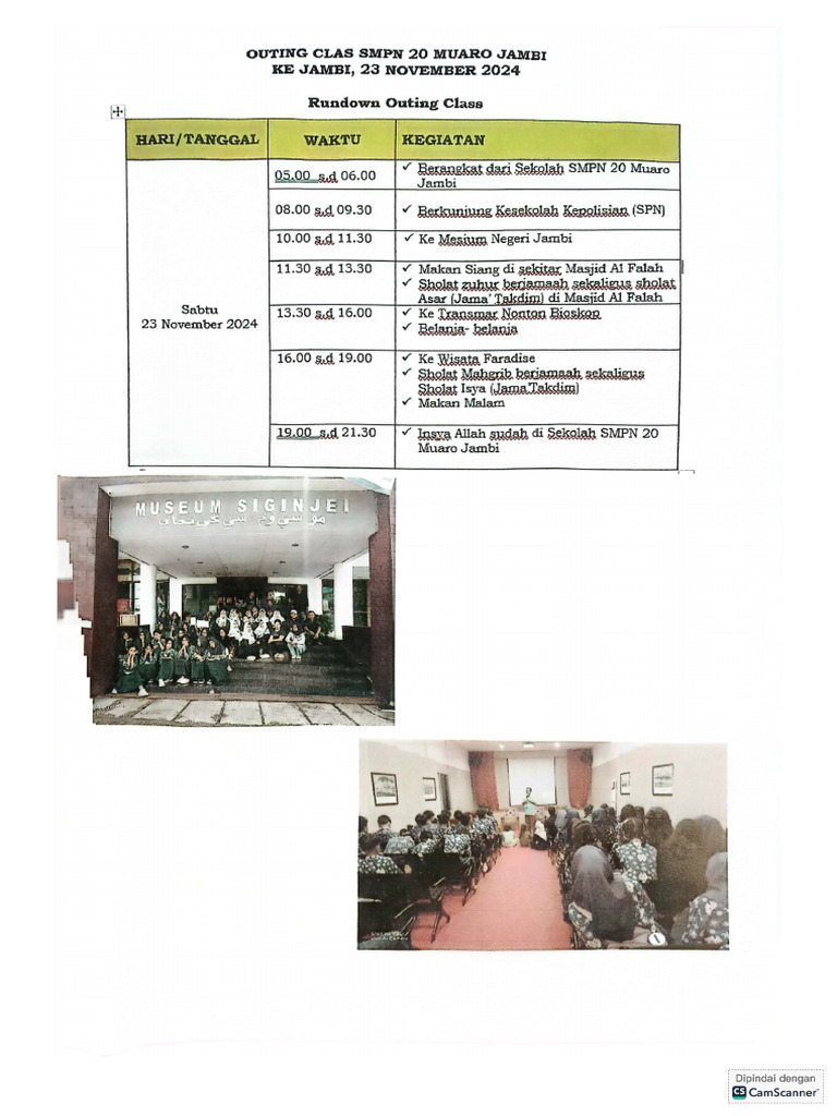 kegiatan Outingclass (1) | PDF