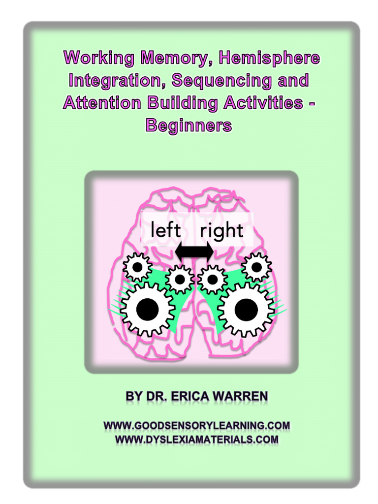 Working Memory Games Beginners Part 1 | PDF | Attention | Mind