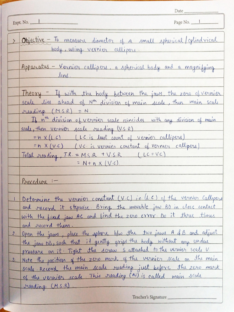 Physics Practicals | PDF