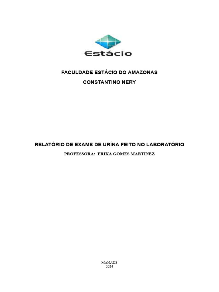 Faculdade Estácio Do Amazonas | PDF | Química | Biologia