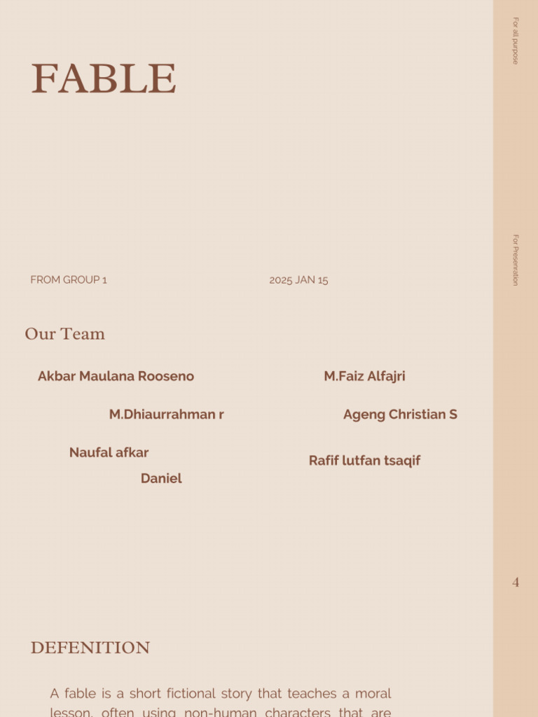 Brown Monochrome Simple Minimalist Presentation Template | PDF