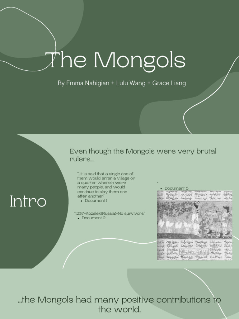 The Mongols | PDF | Mongol Empire