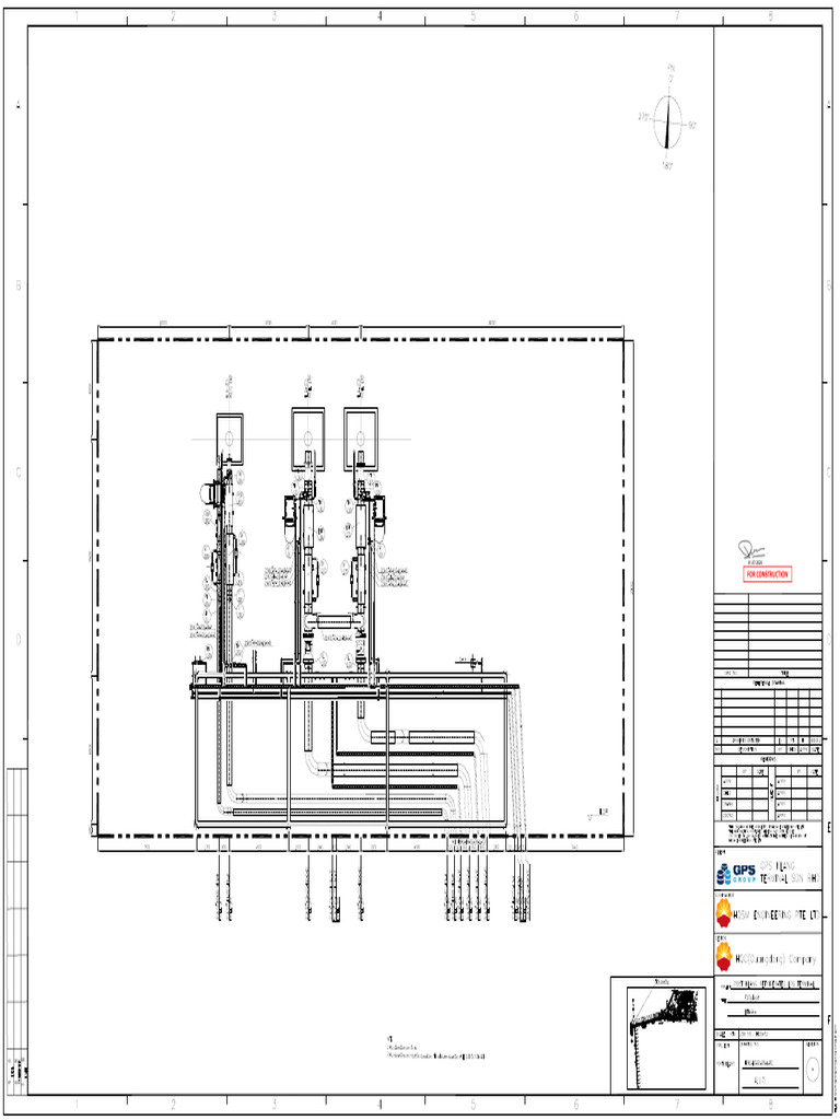 HQSM12-L02-501-009-A1-001 A Piping Layout (LBT5A Area) | PDF