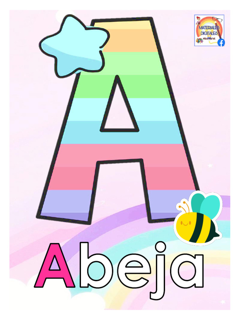 Abecedario - Arcoiris | PDF