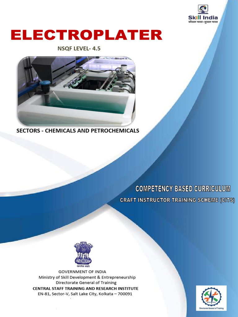 Electroplater CITS2.1 NSQF-4.5 | PDF | Chemical Substances | Physical ...