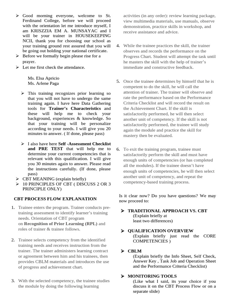 SCRIPT-FINAL | PDF | Behavior Modification