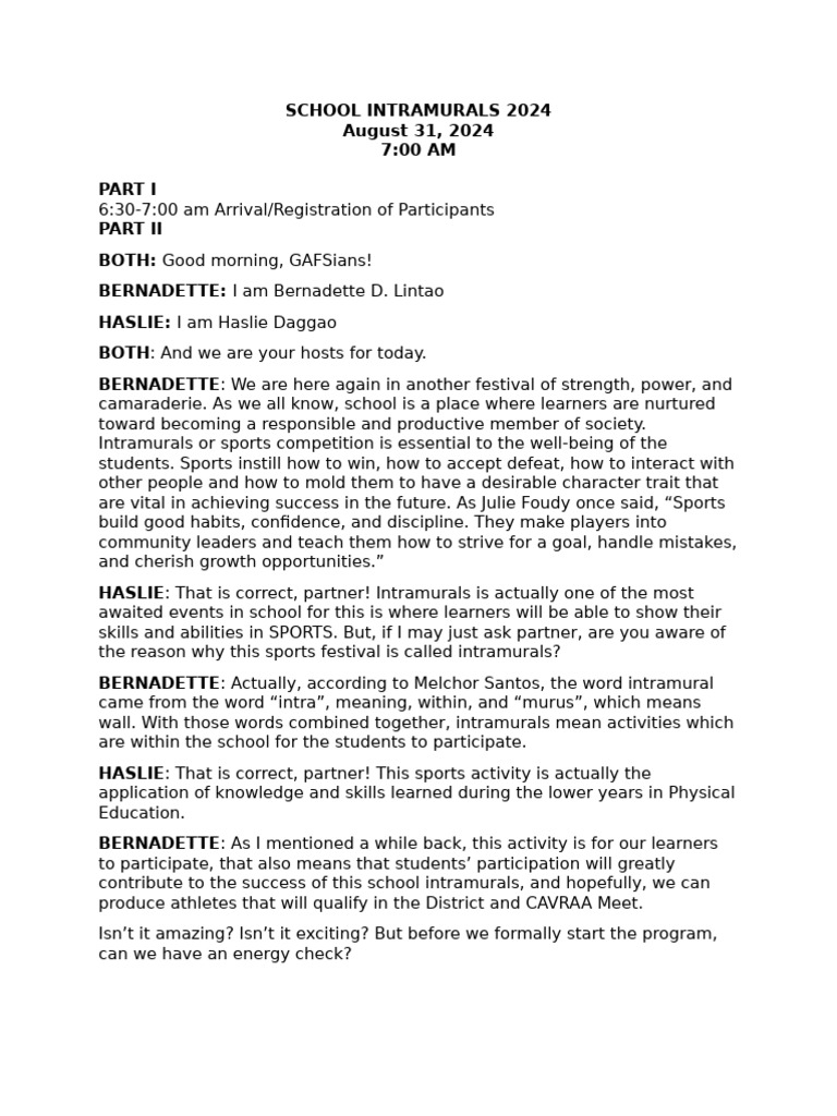 SCRIPT-FOR-SCHOOL-INTRAMURALS-2024-FINAL | PDF