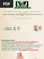 PrevenIMSS en Empresa | PDF | Especialidades Medicas | Medicina CLINICA