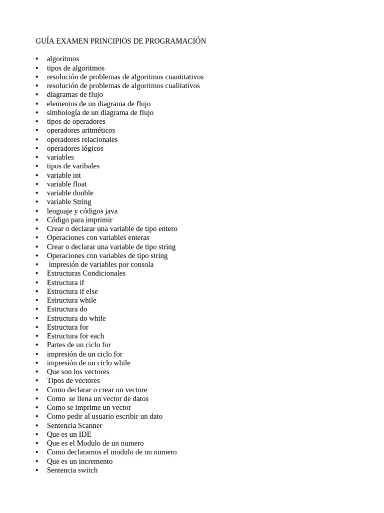 Guía Completa de Programación en Java | PDF