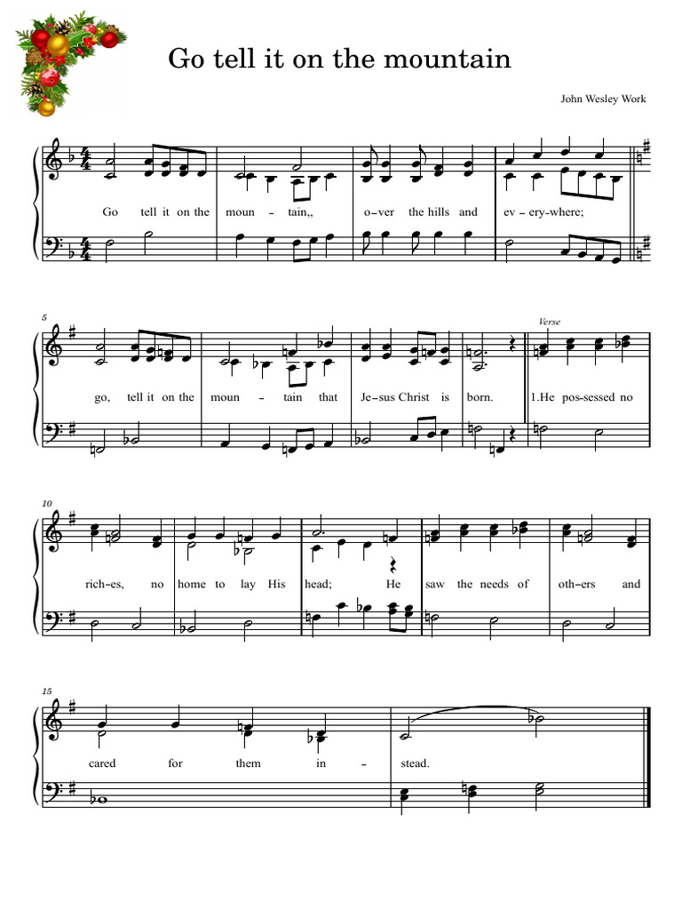 Go Tell it on the Mountain | PDF