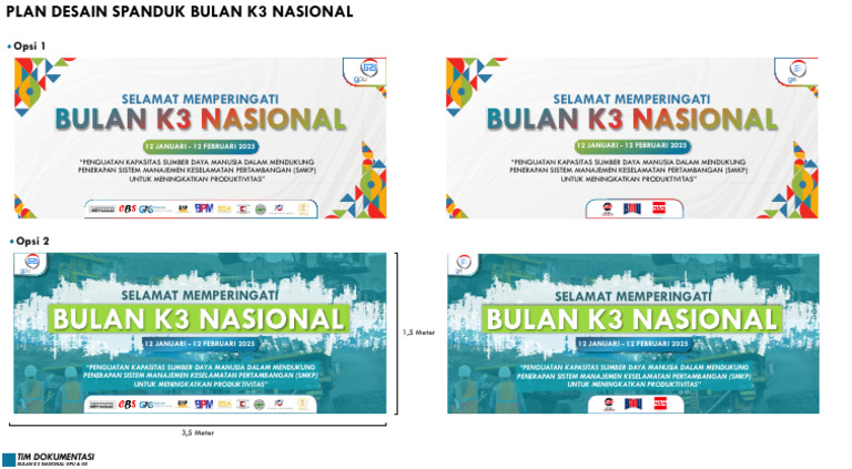 Desain Spanduk Bulan K3 Nasional | PDF