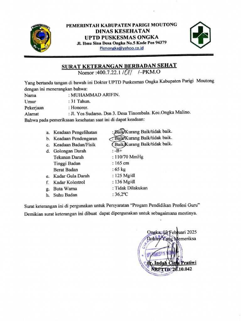 Skbs Muhammad Arifin | PDF