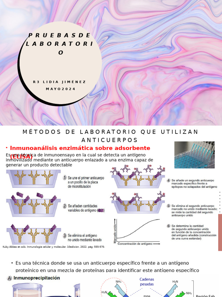 Pruebas Inmunológicas en Laboratorio Clínico | PDF | Sistema inmune ...